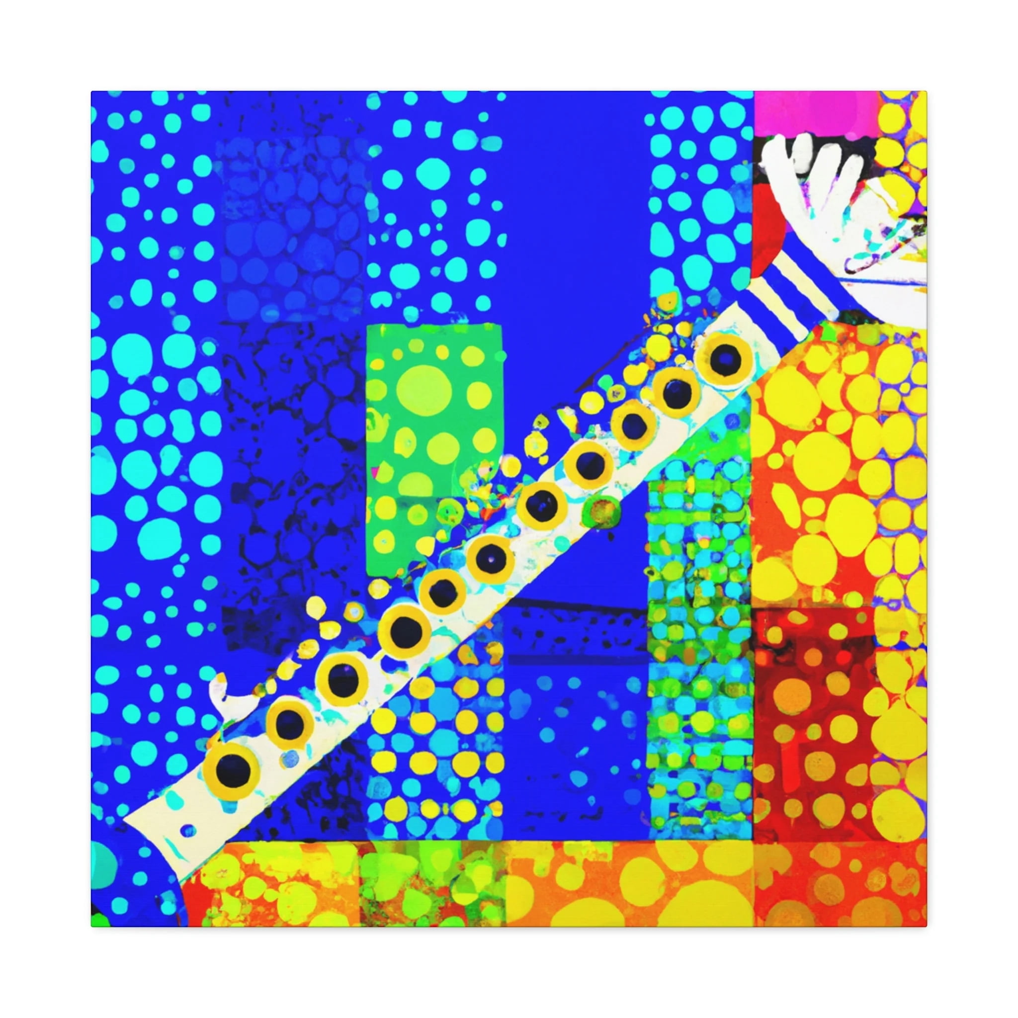 Flute with Pop Flair - Canvas - Walmart.com