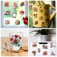 12 Sheets 12 Style PVC Stickers Heat Transfer Film for Window ...