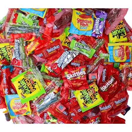HUGE Assorted Candy PARTY MIX BOX 6.50 LBS/104 OZ Over 255 Individually ...