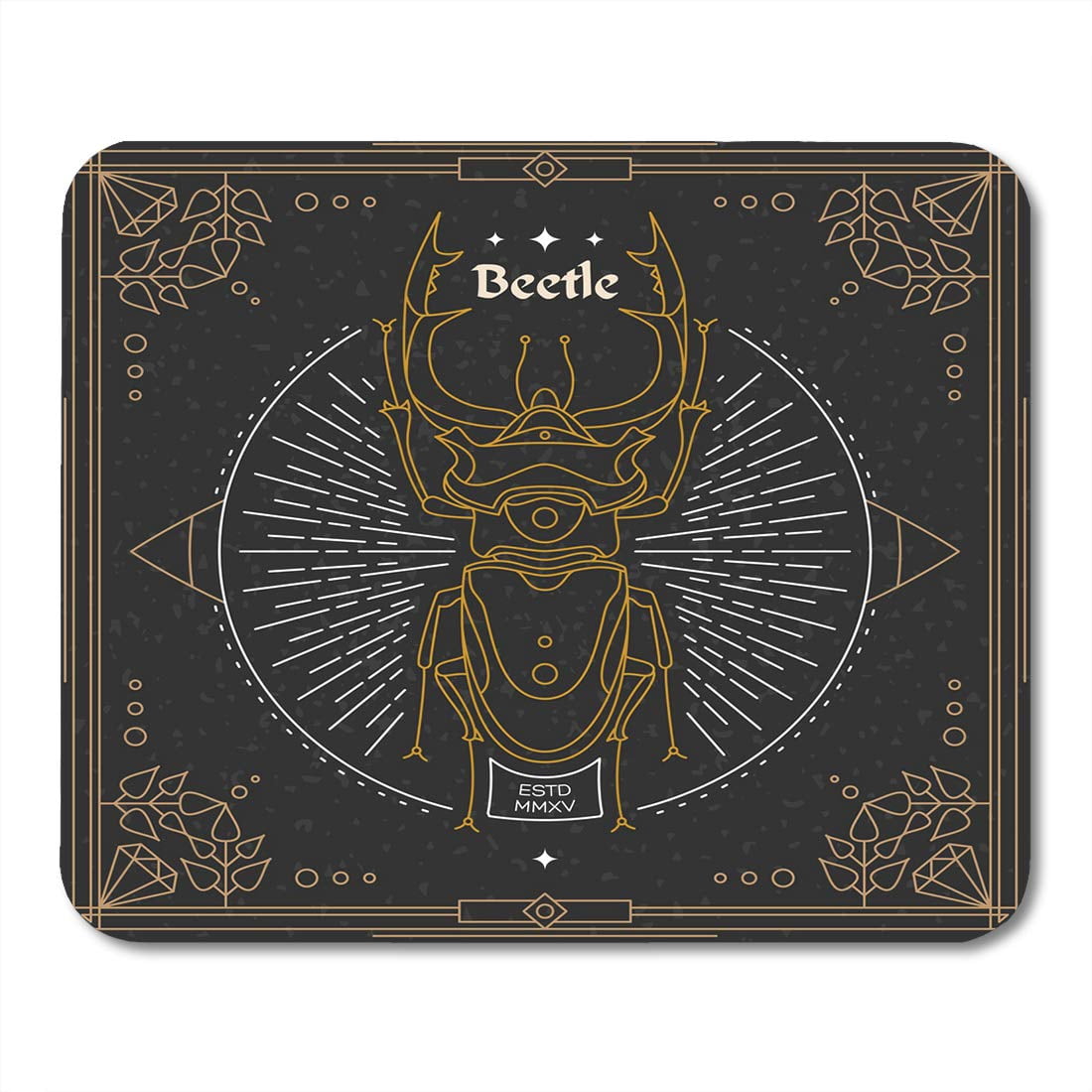 KDAGR Thin Line Beetle Label Vintage Badge Emblem Insignia Sign ...