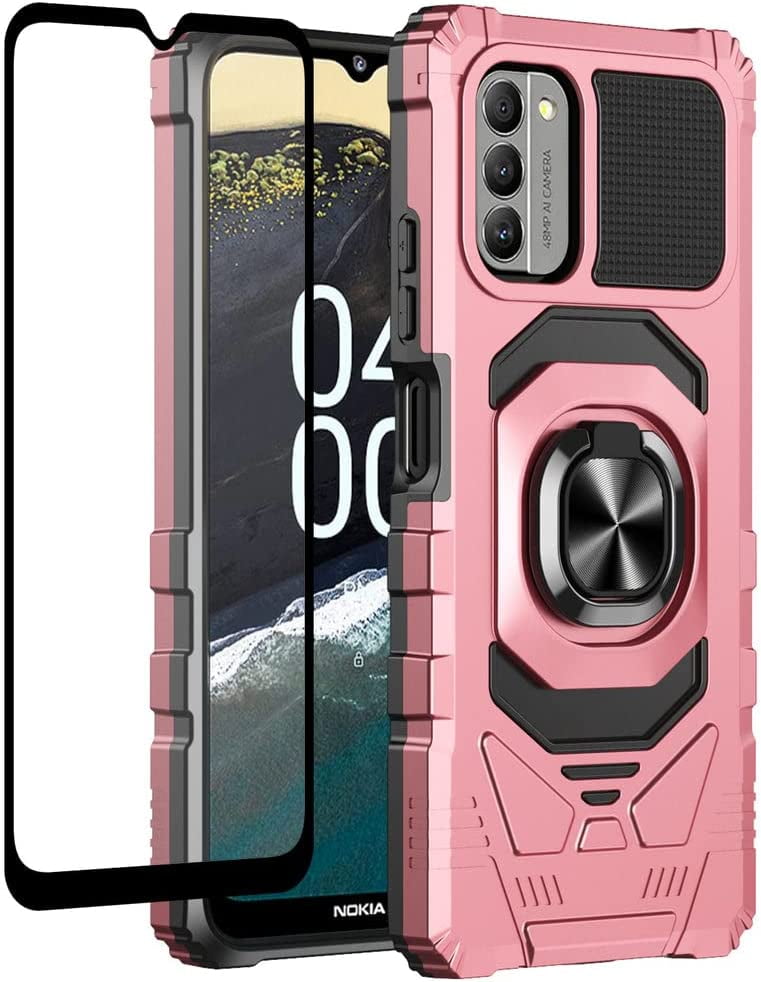Compatible Case for Nokia G400 5G Case w/Tempered Glass Screen ...