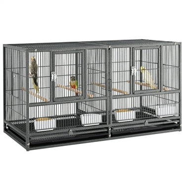 A and E Cage Co. Sanibel Triple Stack Cage-Black - Walmart.com