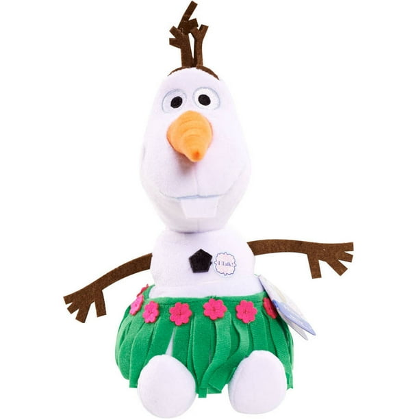 Frozen Talking Olaf Hula Skirt Bean Plush - Walmart.com - Walmart.com