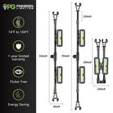 LED Rechargeable Under Hood Work Light - 20W - 2400 Lumens - 5000K ...