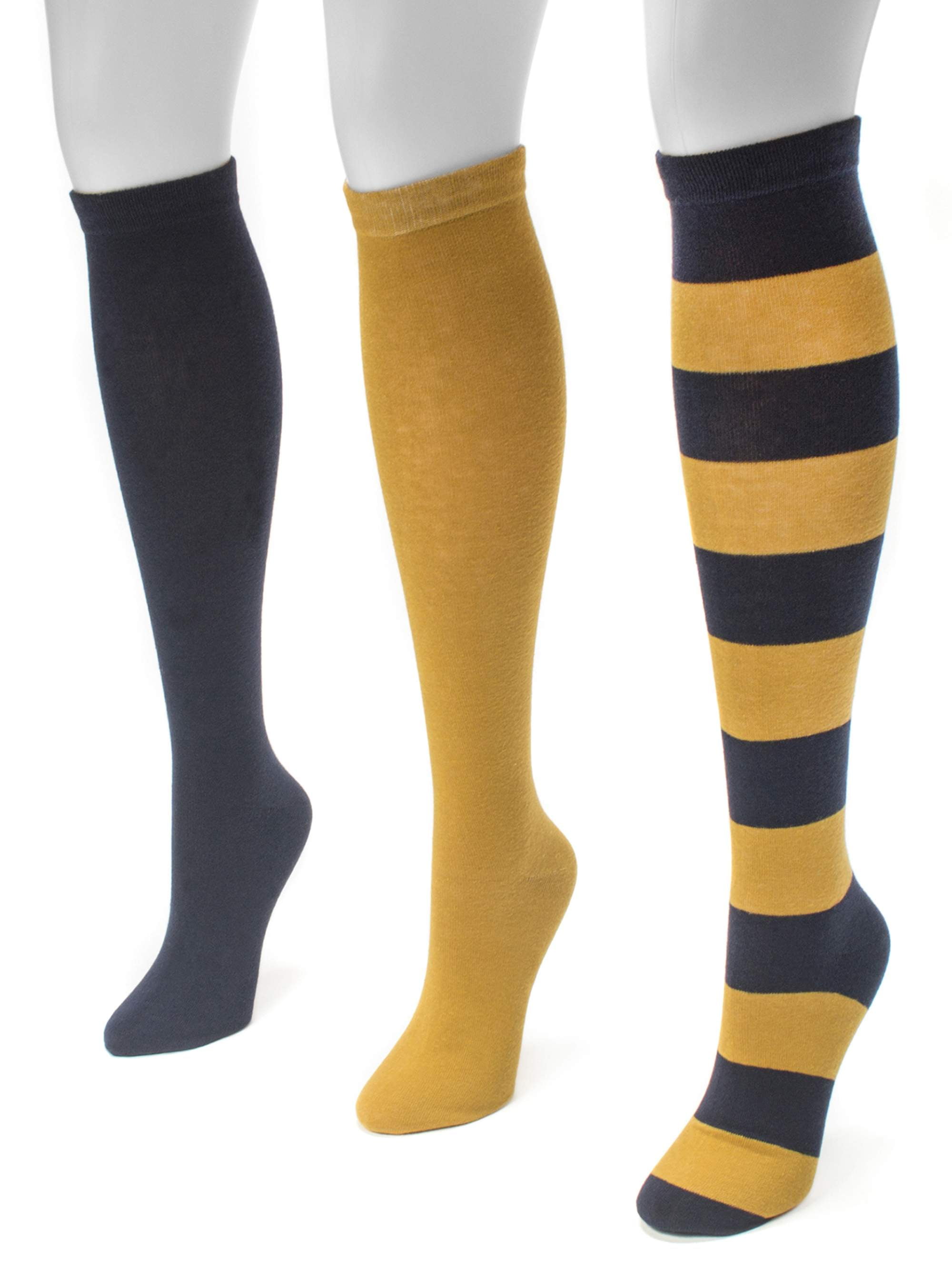 Game Day 3 Pair Pack Knee High Socks - Walmart.com
