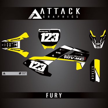 Attack Graphics Custom Fury Complete Bike Graphics Kit for Beta 200 RR ...