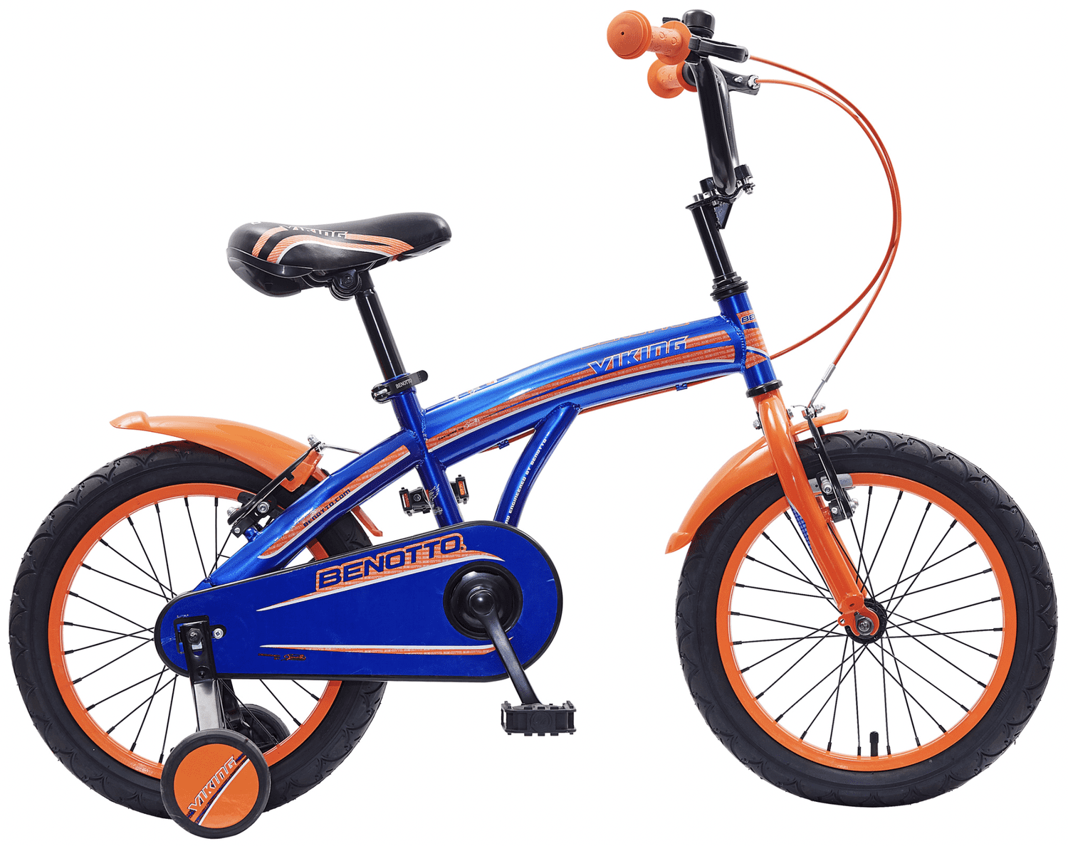 Bicicleta BENOTTO Infantil VIKING Rodada 16 Niño Frenos ”V” azul ...