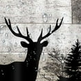 Rustic Deer Fabric Shower Curtain Set, Farmhouse Style, Waterproof ...