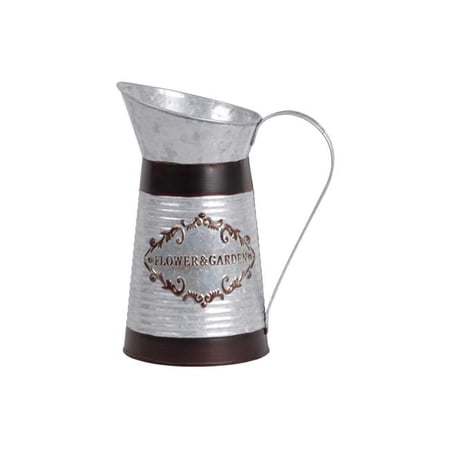 Urban Trends Collection 56602 Zinc Round Milk Jug with Painted Black ...