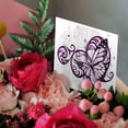 3drose, Pretty Purple Faux Glitter Butterfly on a Flourish Background ...