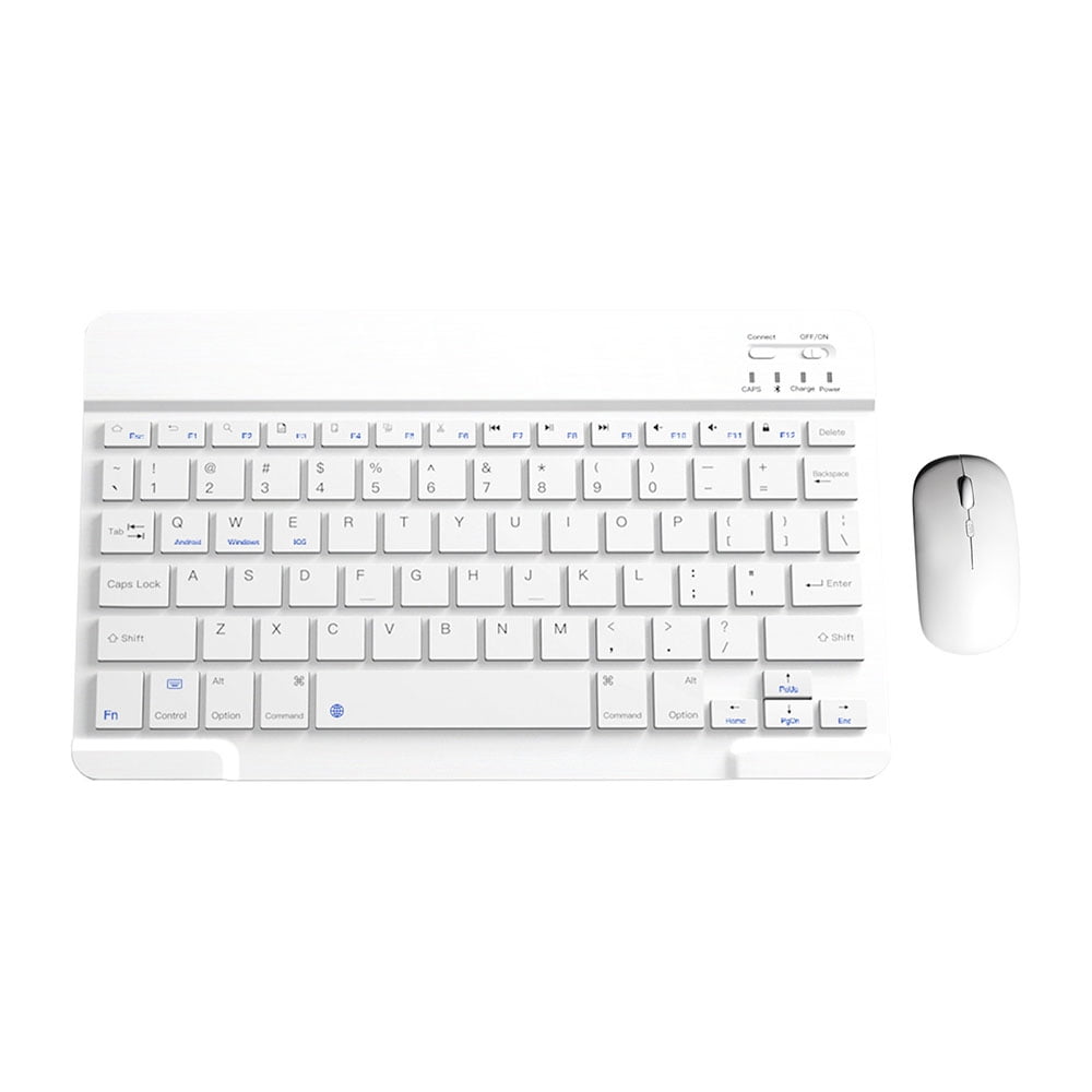 Ruziyoog Bluetooth Keyboard And Mouse Portable Mini Bt Wireless Keyboard And Mouse For Android