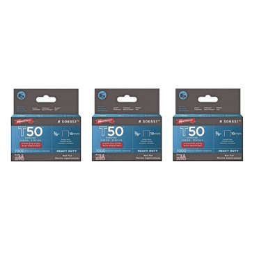 Arrow Fastener Co. 506M1 3/8" T50 Monel Staples - Walmart.com