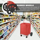 Juggernaut Carts Folding Shopping Cart, 110 lbs Capacity - Walmart.com