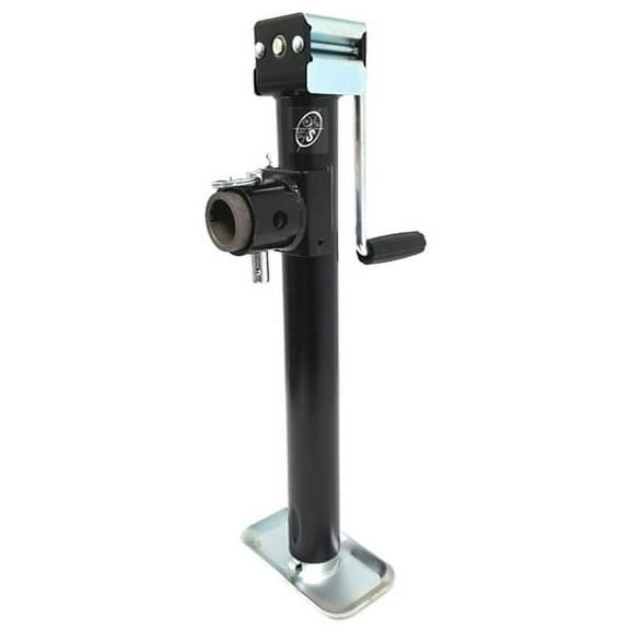 Side Wind Tubular Swivel Jack with Weld-on Pipe Mount 5,000 lb. 10 Inch ...
