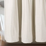 Lush Decor Linen Button Color Block Cotton Blend Shower Curtain, 72x72 ...