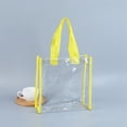 Stadium Approved Clear Tote Bags 12 x 12 x 6 Inch Large Clear Plastic ...