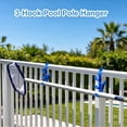 Clearance! Zguuel Heavy Duty Pool Hook Organizer Wall Mount, Swimming ...