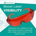 Dental Protective Goggles, Red Lens, 1 Pack - Walmart.com