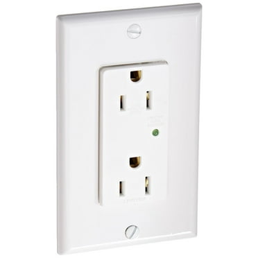 Leviton 20-Amp, 125-Volt, Electric Outlet, Duplex Receptacle, Straight ...