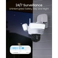 Floodlight Camera Wired, 3K UHD Security Camera Outdoor, 360° Coverage ...