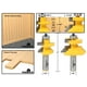 Yonico Matched Tongue & Groove V- Notch Router Bit Set - 15227 ...