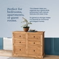 Corona 6-Drawer Chest - Reforested Wood Dresser - Smart Storage Bedroom ...