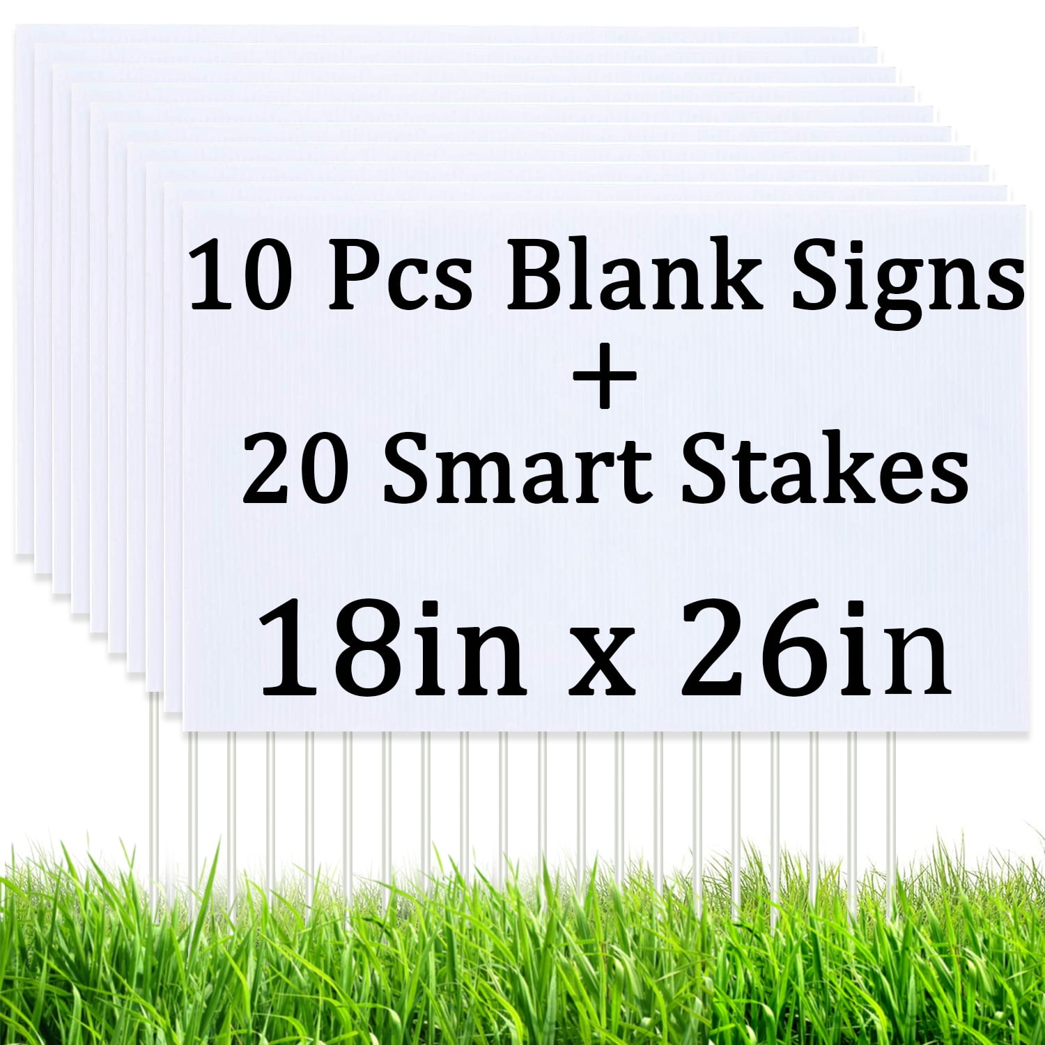 Blank Yard Signs 18" x26" - Lawn Sign - Water Resistant Graduation ...