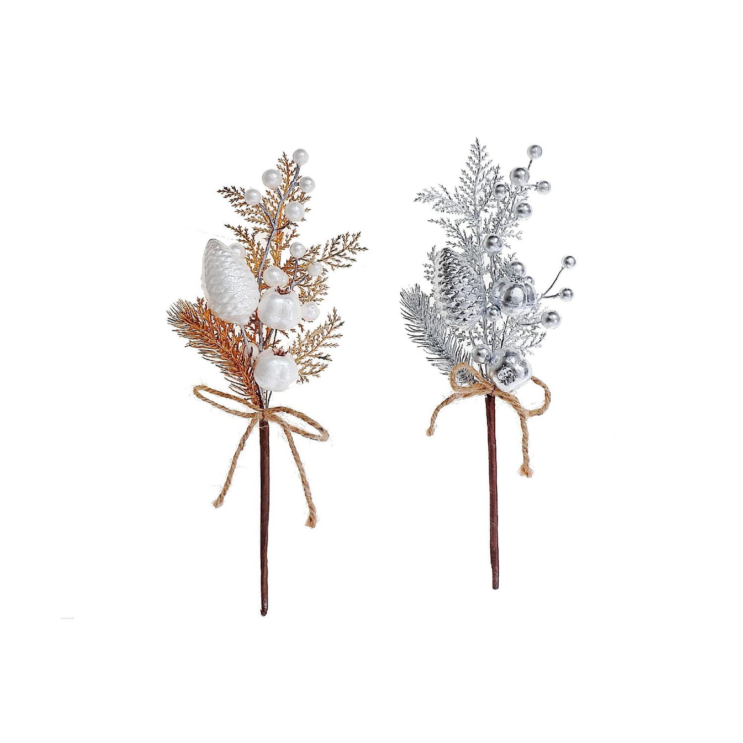 Click here for Ih Casadécor Christmas Pinecone And Berries Pick W... prices