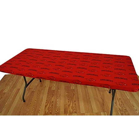 College Covers Arkansas Razorbacks Tailgate Fitted Tablecloth, 96" x 30 ...