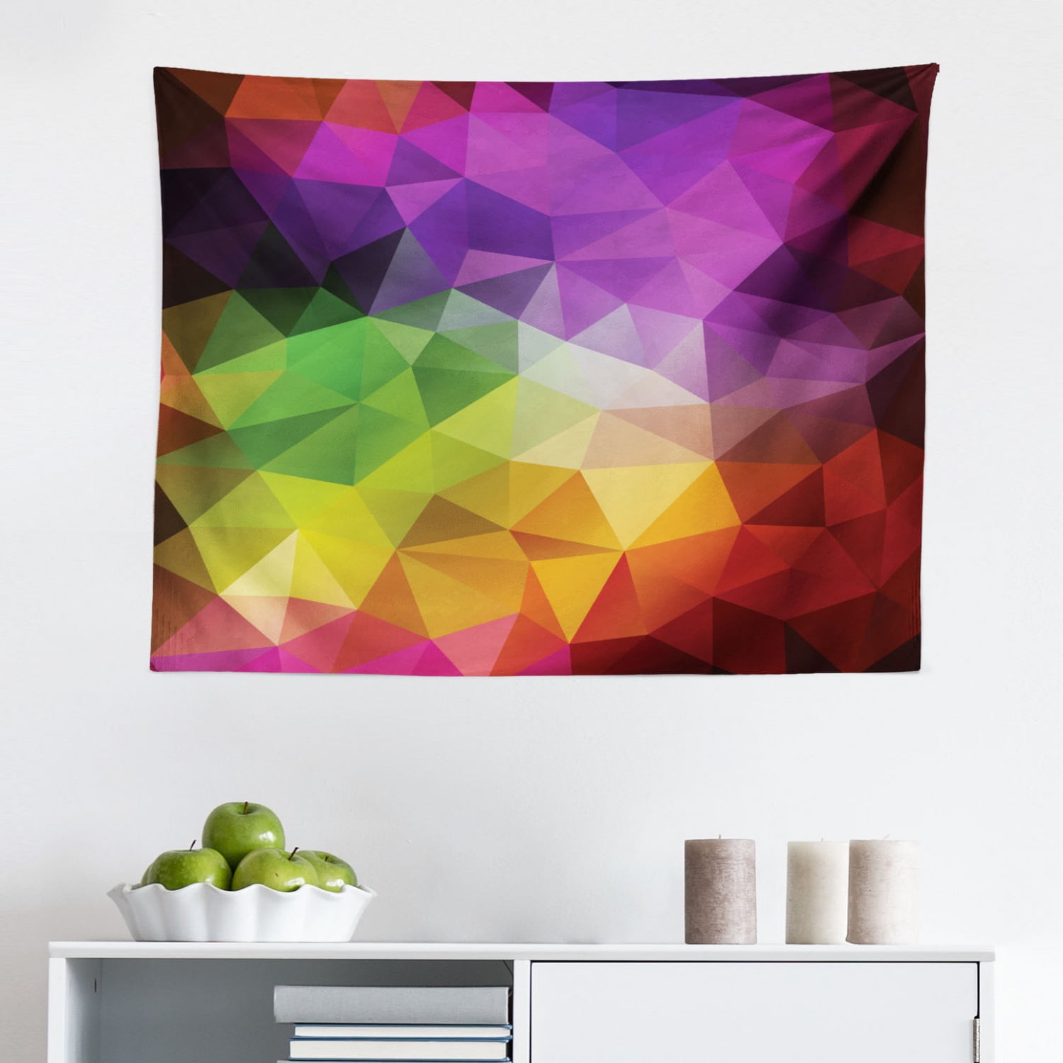 Abstract Tapestry, Pattern with Circles and Dots Bubble Rings Spotted ...