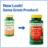 Spring Valley Quercetin 500 mg with Zinc, Dietary Supplement, 60 ...