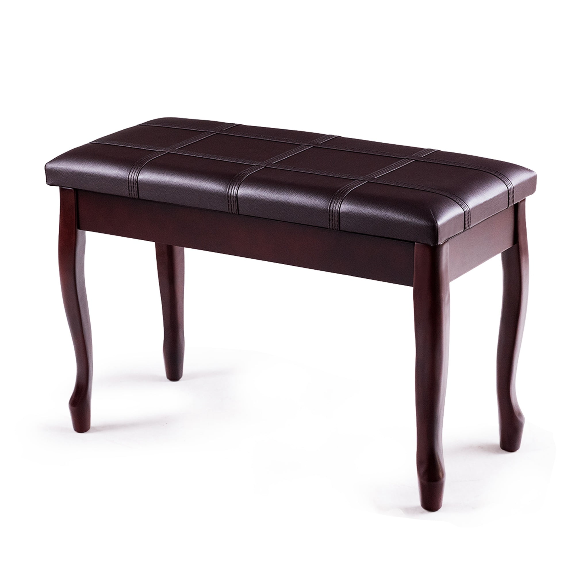Click here for Costway Solid Wood Pu Leather Piano Bench Padded D... prices