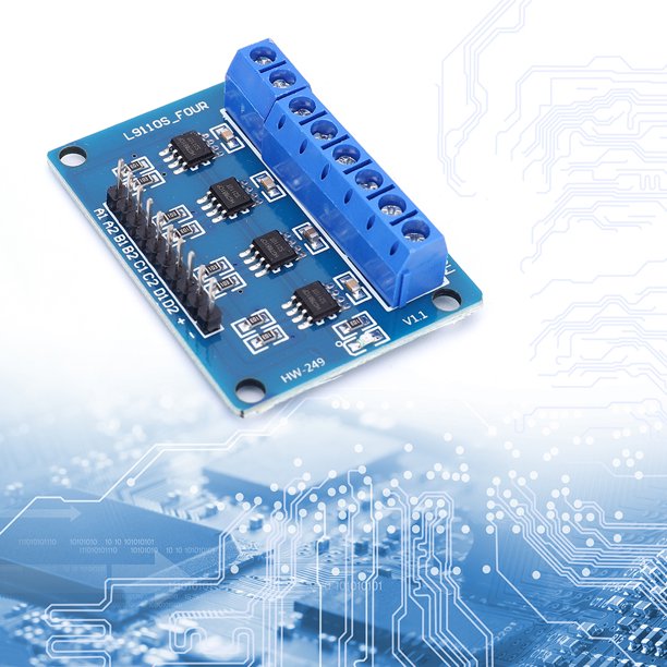 jinnoda HG7881 DC Motor Drive Module 0.8A 4-Channel Dual DC Motor ...