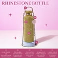 Paris Hilton Rhinestone Stainless Steel Water Bottle with Carry Strap ...