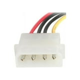 StarTech 18in SAS 29 Pin to SATA Cable with LP4 Power - Serial ATA Male ...