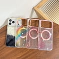 Bling Glitter Shiny Stars Magnetic Phone Case for iPhone, Compatible ...