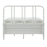Free Shipping! Weston Home Leona Queen Metal Spool Bed White with ...