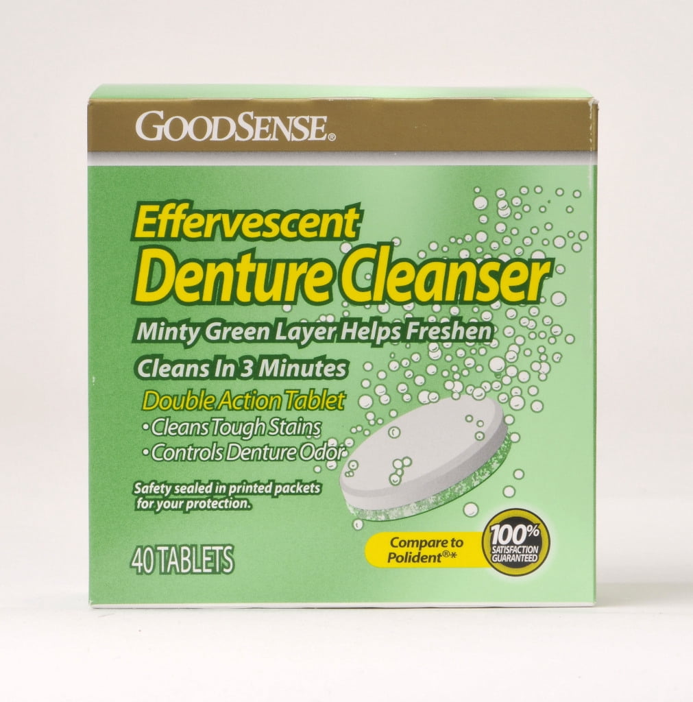 Good Sense Effervescent Denture Cleanser, 40 Tabs | Walmart Canada