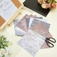 24Pcs Scrapbook Paper Pad Brick Wall Origami Paper 6"×6”Single-Sided ...