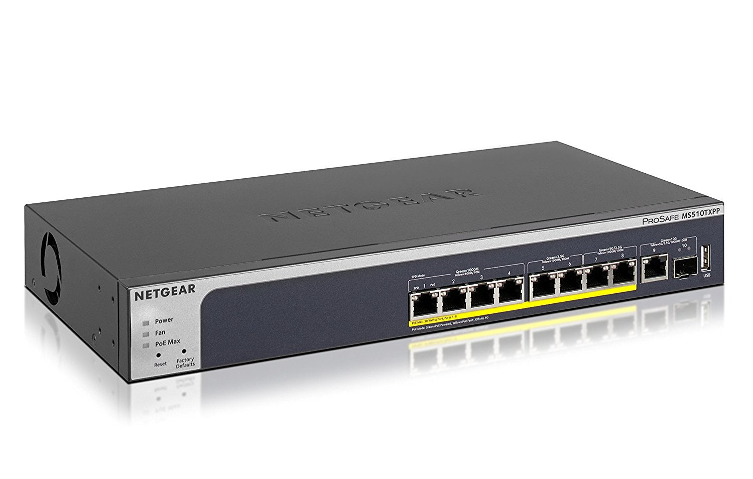 Netgear 8 Port Multi-Gigabit Ethernet Smart Managed Pro Switch ...