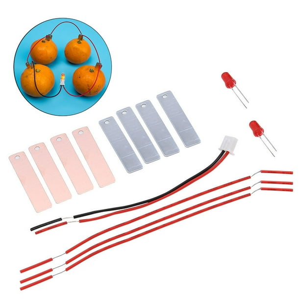 DIY Fruit Battery, Children DIY Fruit Battery, Circuit Connection Home ...