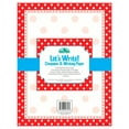 Barker Creek Red/White Dots Computer Paper, 8-1/2 x 11 Inches, 50 ...