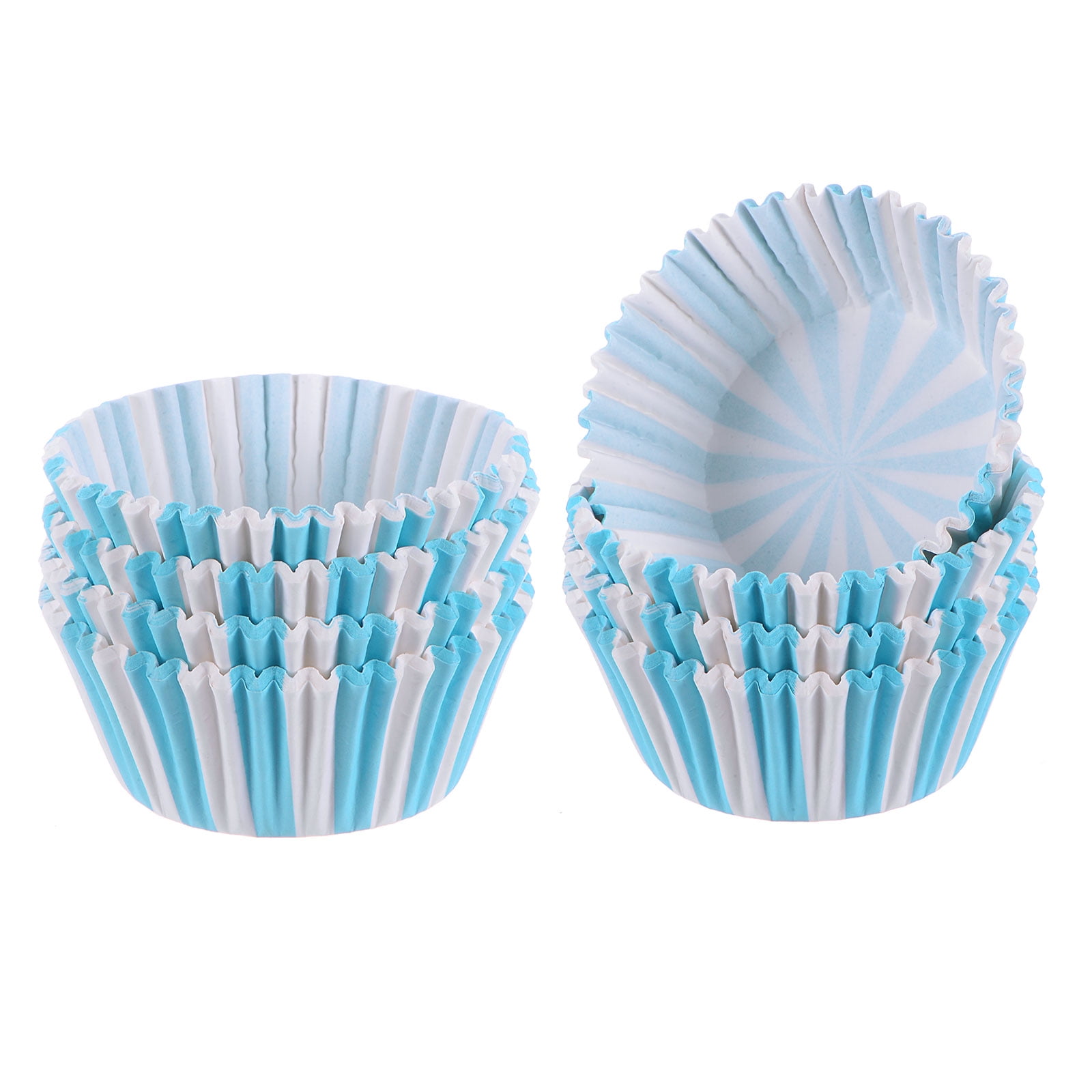 Click here for Uxcell 200 Count Cupcake Liners Blue Stripe Cupcak... prices