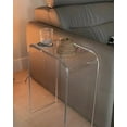 18" x 10.5" x 23" high x 3/4 Thick Clear Acrylic end Table - Walmart.com