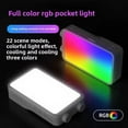 Portable LED Video Light with 8 Modes, 2500 - 9000K Color Temperature, for YouTube Vlogging and ...