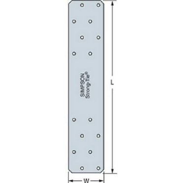 2 Pack Simpson Strong Tie CPT66Z 6x6 Concealed Post Base with Pins ...