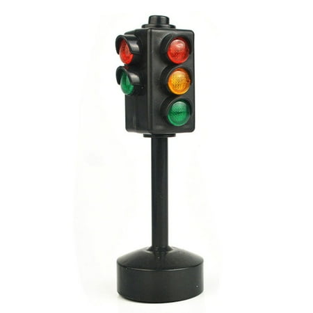Newest Upgraded Mini Traffic Signs Road Light Block With Sound LED Toys ...