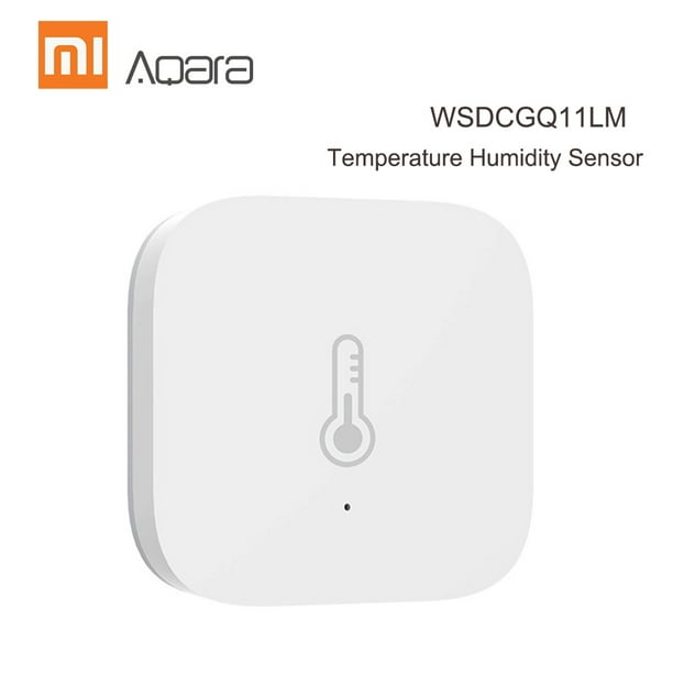 Aqara WSDCGQ11LM Sensor de temperatura y humedad Detección de temperatura y humedad en tiempo ...