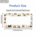 1pc Panda Pattern License Plate Frame- Cute Car Accessory with a 2-hole ...
