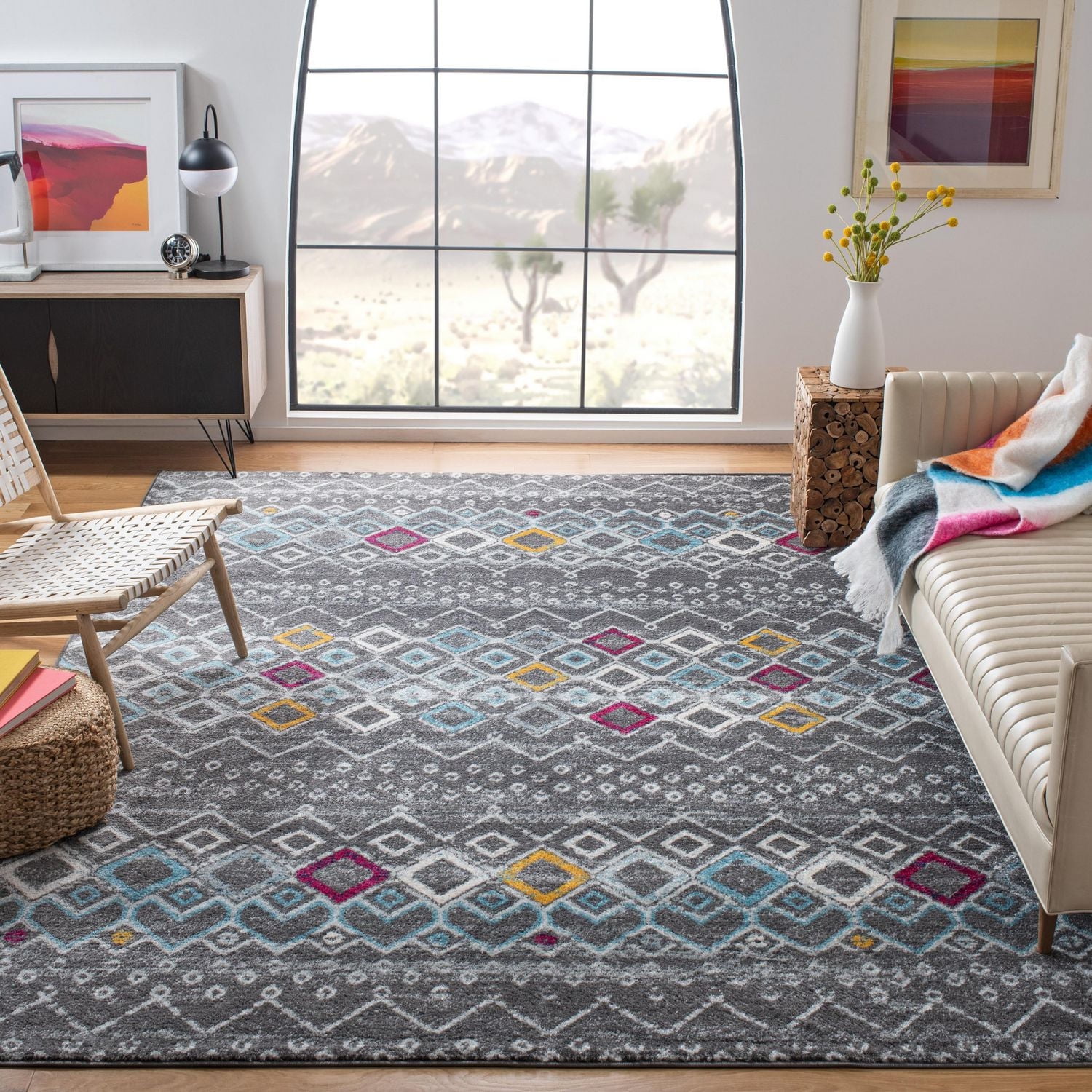 Click here for Safavieh Amsterdam Gladwin Geometric Area Rug 9 Ft... prices
